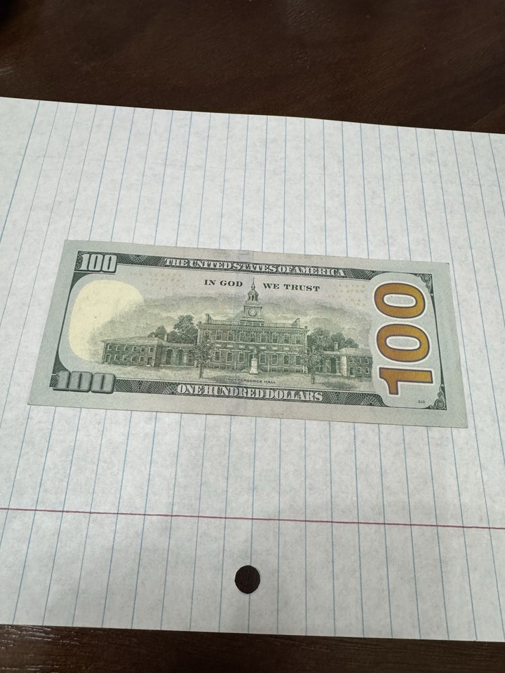 Rare One Hundred Dollar Bill Series 2017 A PB 25252552 I Rare Serial ...