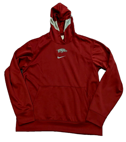 Nike Arkansas Razorbacks Player Fleece Travel Hoodie Mens M DO3859-698 ...