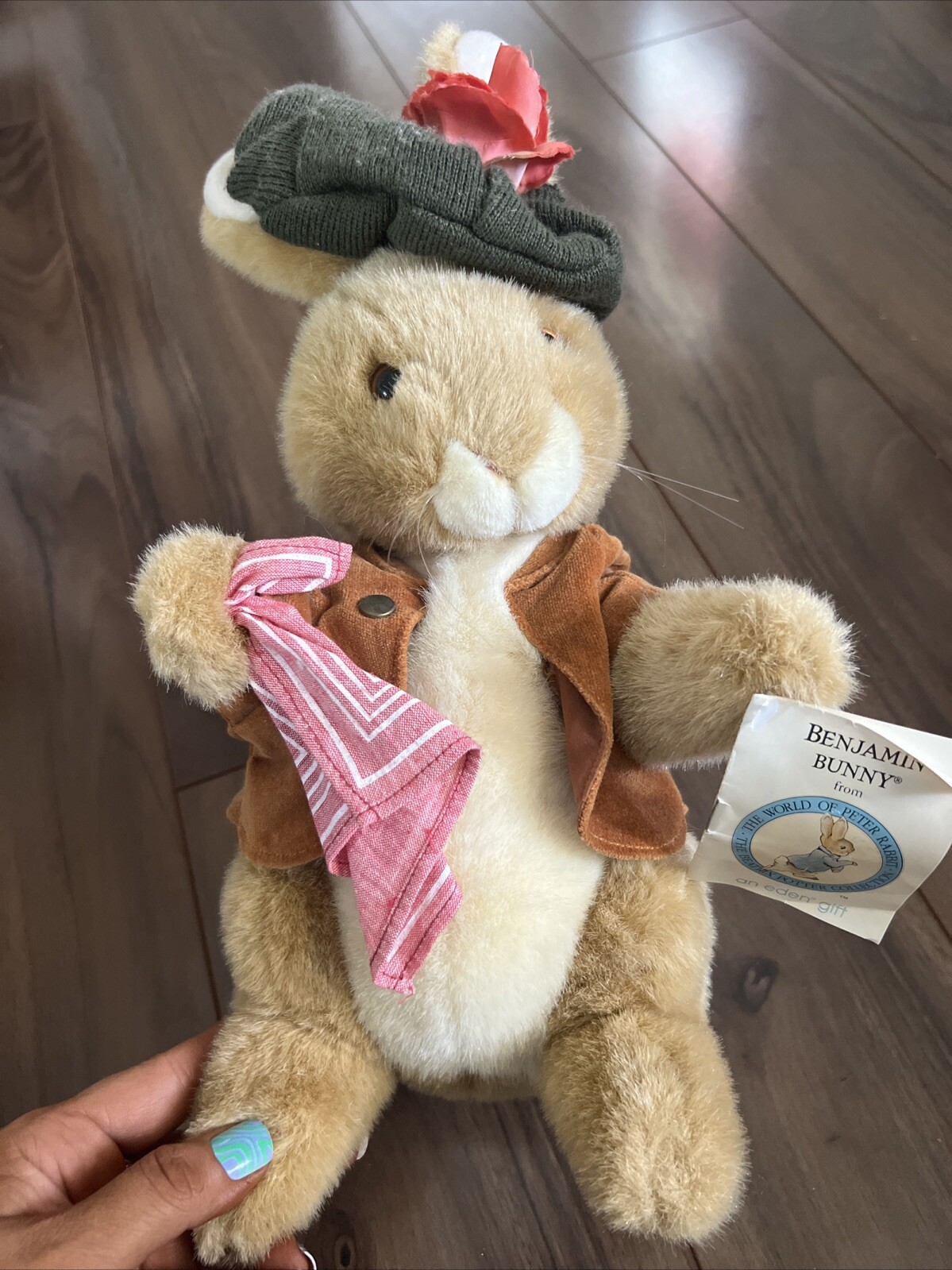 Vintage EDEN BENJAMIN PETER RABBIT Plush Beatrix Potter Bunny 13” with ...