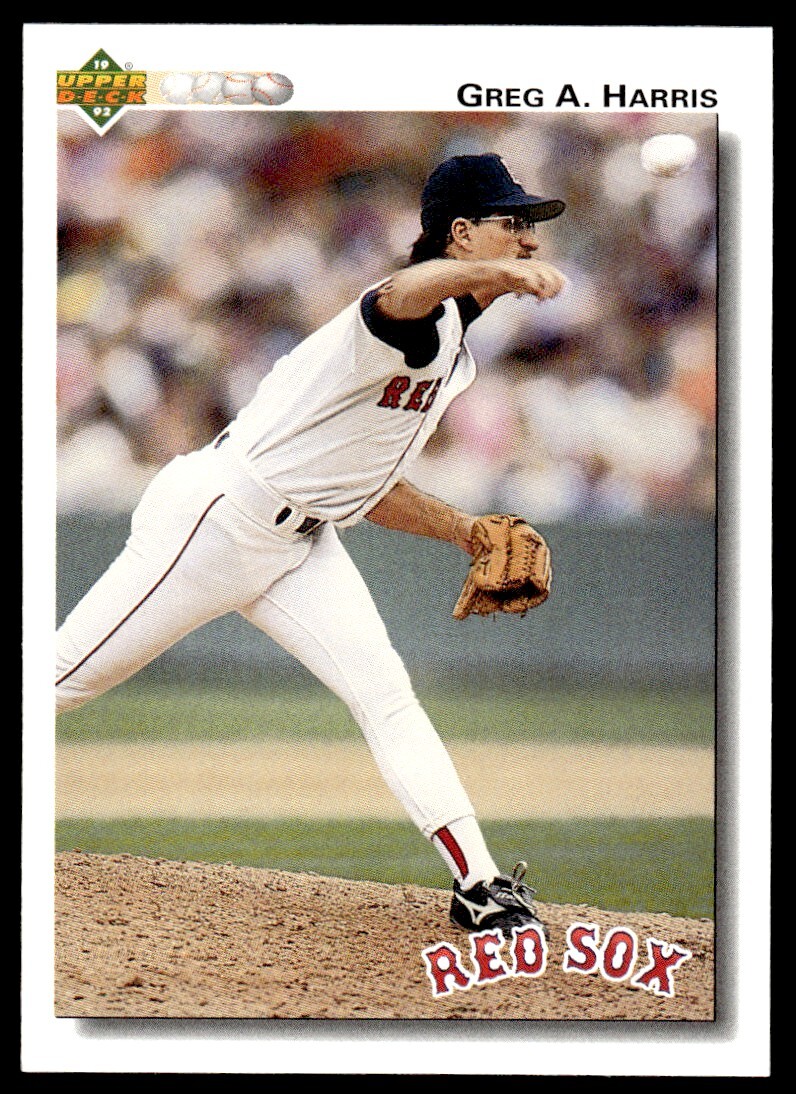 1992 Upper Deck Baseball Card Greg A. Harris Boston Red Sox #658 | eBay