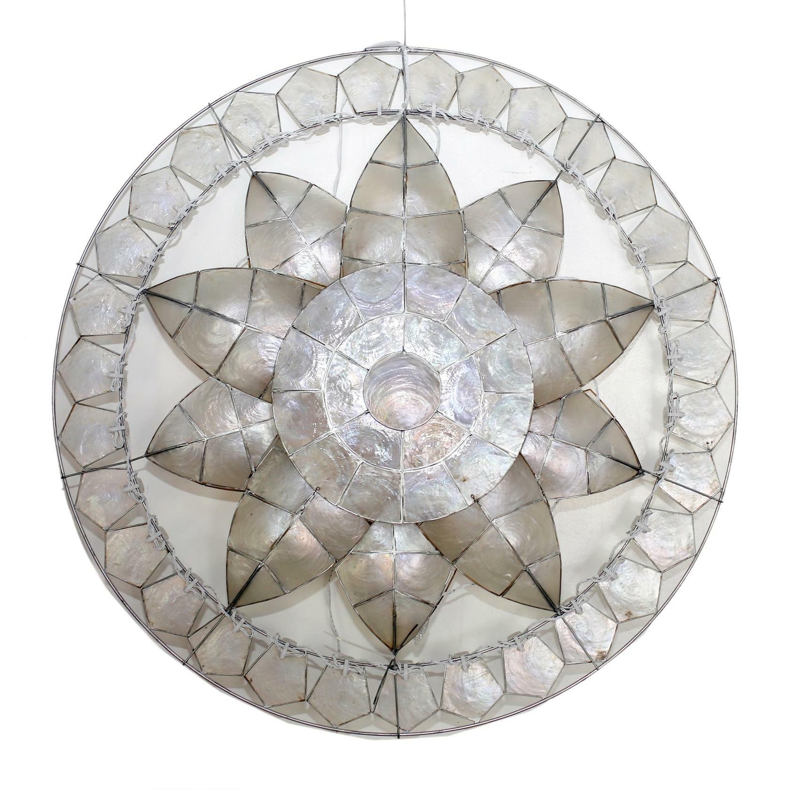 Gift Ko Poinsettia 31" Capiz Parol RGB LED Filipino Christmas Lantern ...