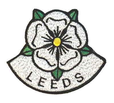 Leeds Yorkshire Cut Out Rose Embroidered Sew on or Iron on Patch (A) | eBay UK
