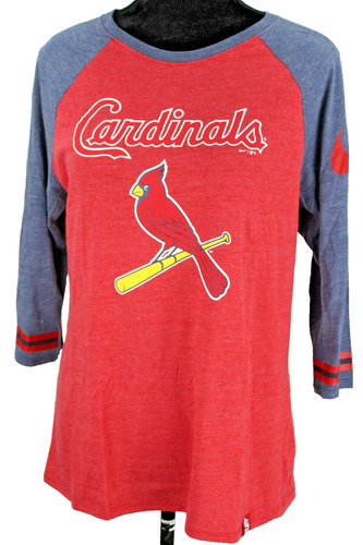 MLB ST. LOUIS CARDINALS Womens T-Shirt RED The NIKE TEE "BASEBALL ...