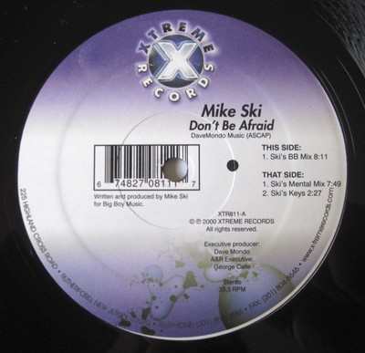 Mike Ski, Don't Be Afraid, (12"), VG, 3664391157 | eBay
