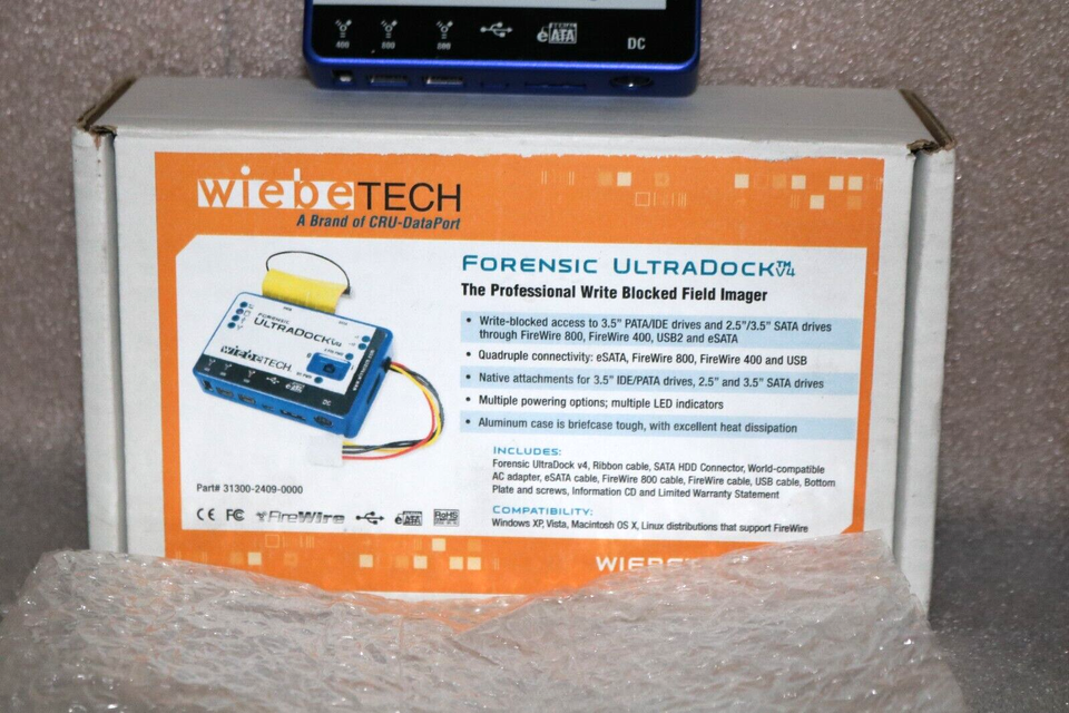 Wiebetech forensic ultradock TMv4 blue | eBay