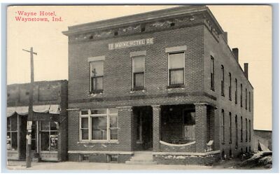 1917 WAYNETOWN, IN Postcard- WAYNE HOTEL IND | eBay