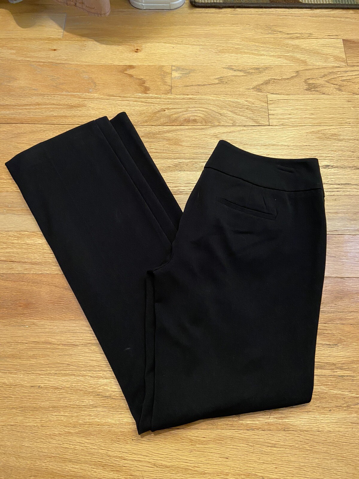Womens Black Slacks/pants Apt 9 Size 4 EUC | eBay