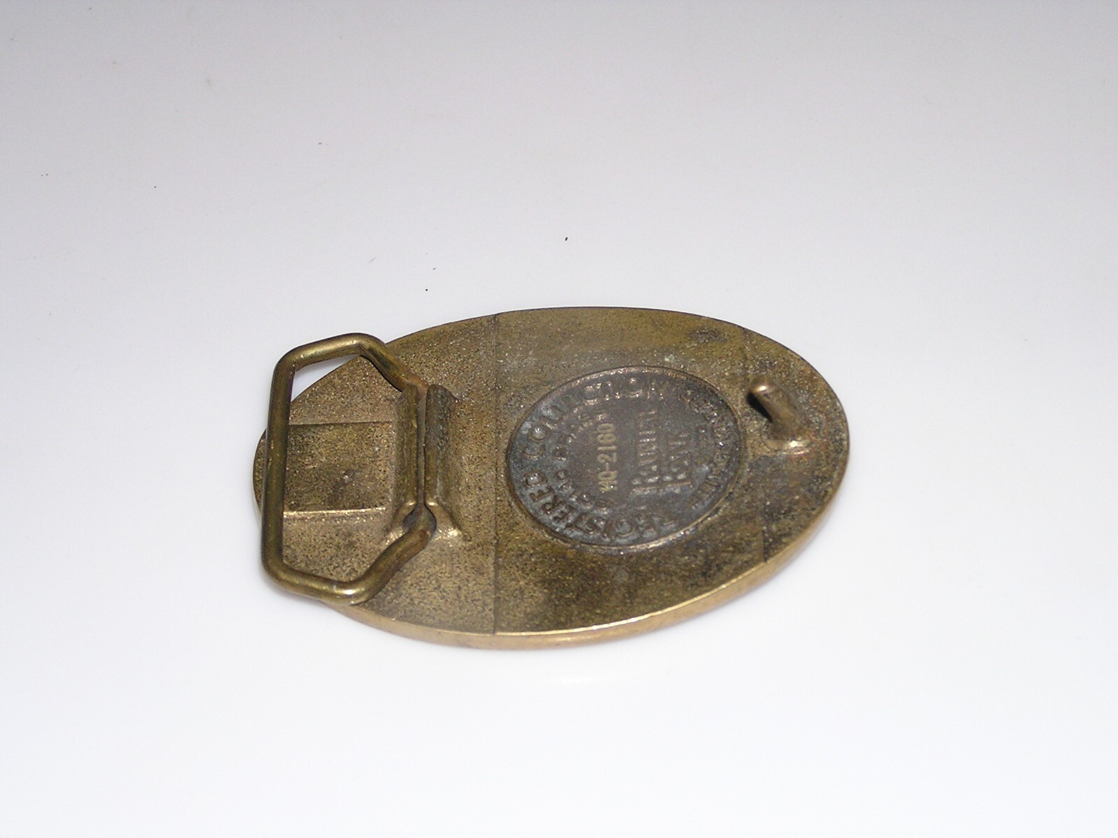 Vtg Rainier Bank Washington State Seal Brass Belt BUCKLE | eBay