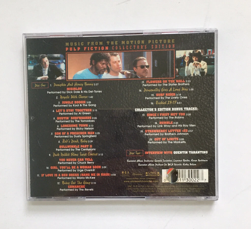 Pulp Fiction Soundtrack Collectors Edition
