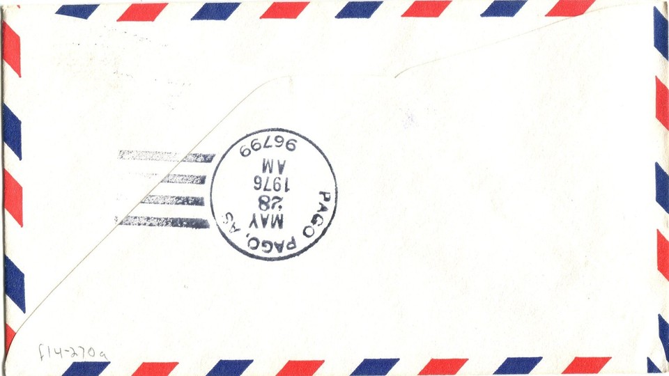 Pan American First Flight New York - Pago Pago Samoa - 1976 | eBay UK