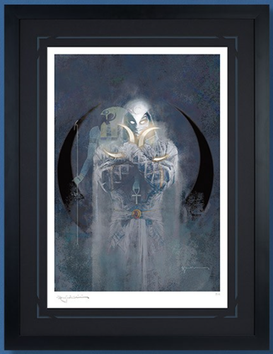 Sideshow Marvel Moon Knight Vigilante Art Framed Print New Bill ...
