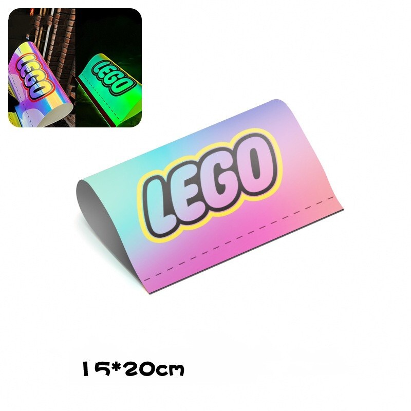Luminous Universal Lego Label Stickers Vinyl Auto Decal Car Truck DMV ...