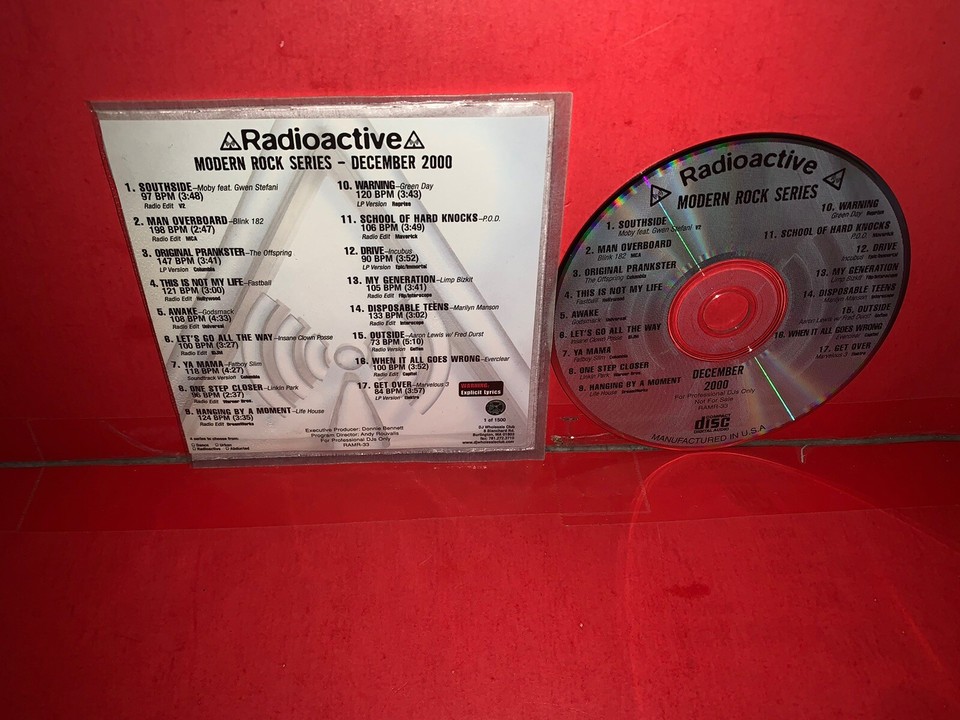 Radioactive Modern Rock Series - December 2000 - DJ Only - CD | eBay