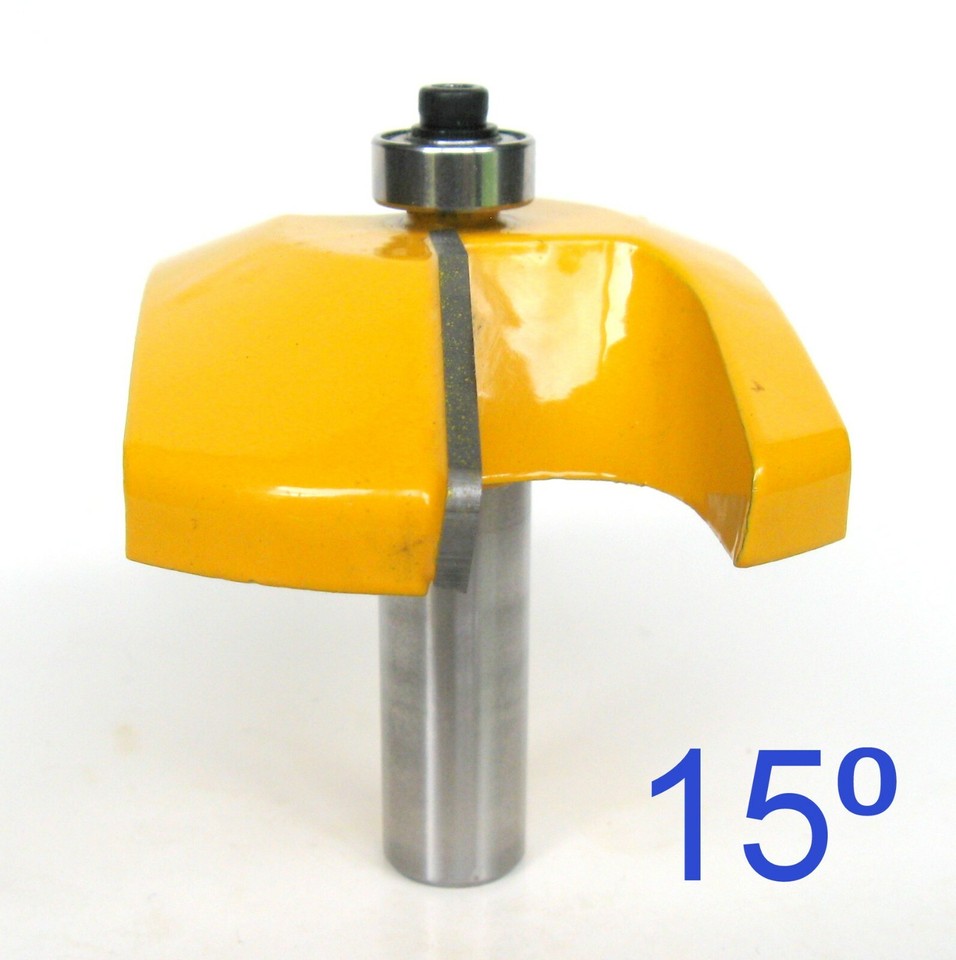 1pc 3-1/8" Dia 15° Straight Bevel Raised Panel Router Bit S | eBay
