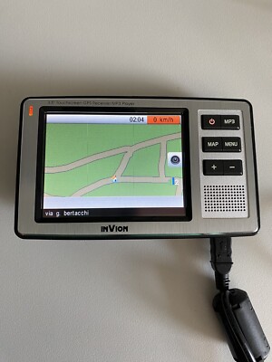 INVION GPS-3V103-IIT GPS RECEIVER 3,5" TOUCHSCREEN MP3 PLAYER VINTAGE ...