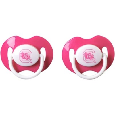 South Carolina Gamecocks 2-pack Pink Infant Pacifier - NCAA Baby Girl ...