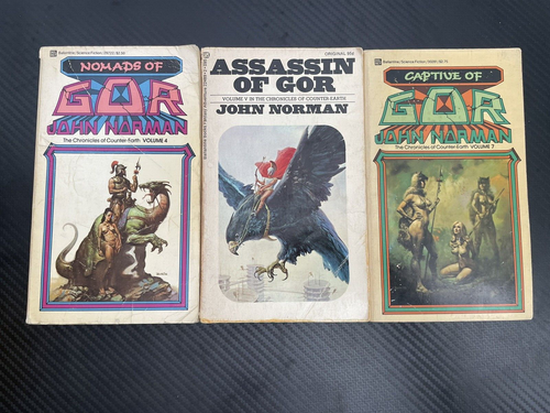 Vintage John Norman GOR Paperback LOT 3 GOR Books | eBay