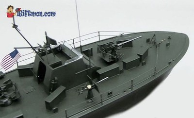 PT PTF PATROL BOAT huge 41" SCALE BUILT torpedo nasty SHIP MUSEUM MODEL ...