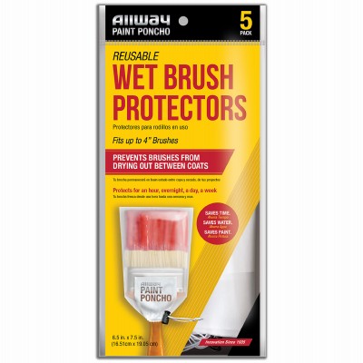 Paint Poncho Wet Paint Brush Protector, 5-Pk. - PON-BR | eBay