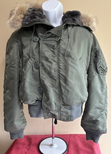 Vintage Vietnam 1963 N-2B USAF Pilot Aircrew Flight Jacket Parka Fur ...