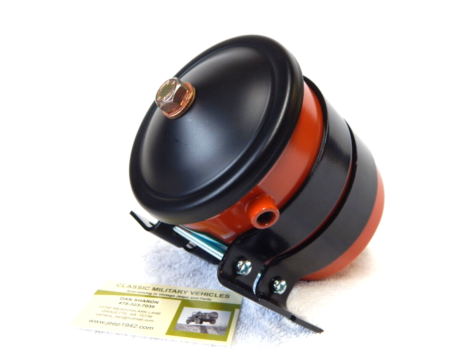 Willys CJ2A Oil Filter Canister Fram Style. Jeep CJ3A CJ3B CJ5 Includes ...