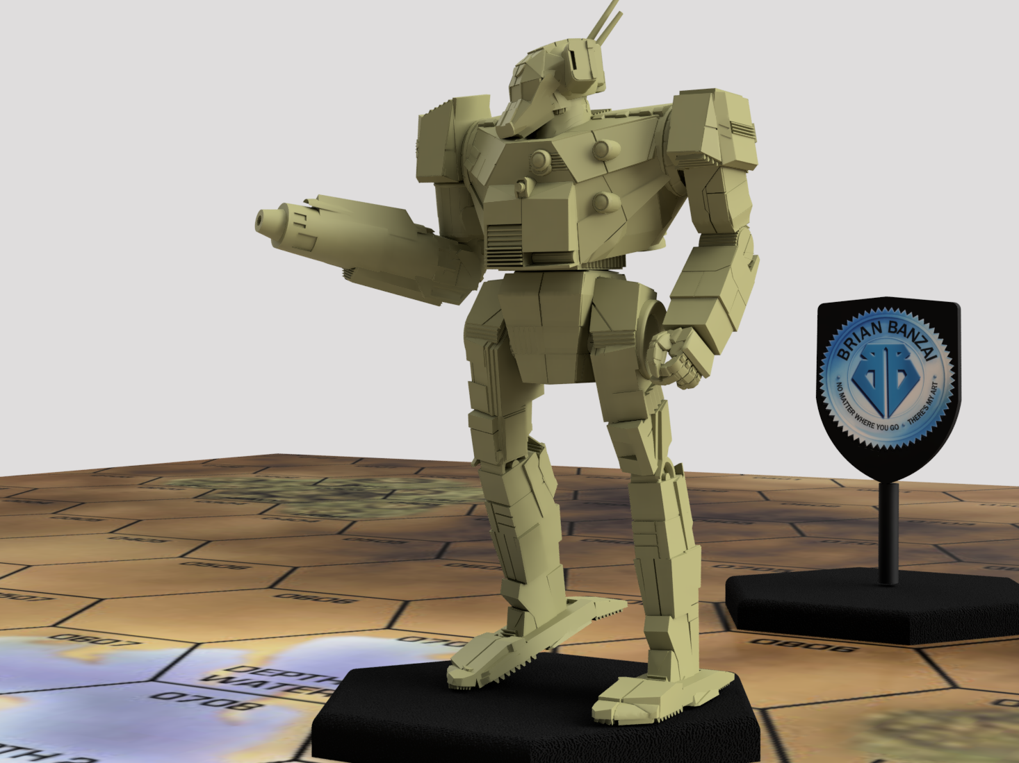 Clint CLNT-2-5U | Brian Banzai Exclusive BattleMech | Battletech ...