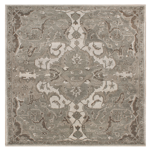 Pottery Barn Nolan Handmade Wool Area Rug Gray 5' x 8' | eBay