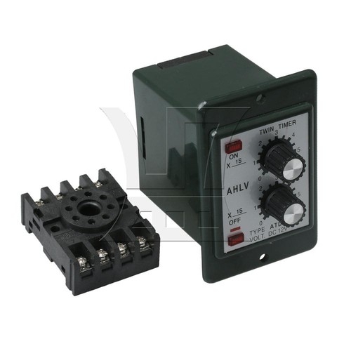 DC 12V Delay Timer Repeat Cycle Time Relay Adjustable Time 0-6s ATDV-Y ...