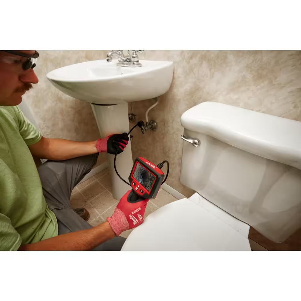 Milwaukee 4 Ft. Inspection Camera Scope 10mm Pipe Camera for Drains ...