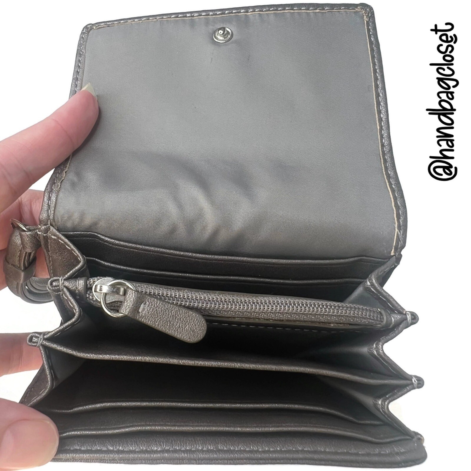 Coach Audrey Pearl Rocker Optic C Sequin Sequence Wristlet Wallet | eBay