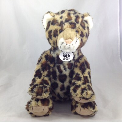 Build A Bear WWF Leopard Plush 13" Stuffed Animal World Wildlife Fund ...