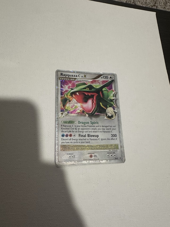Rayquaza C LV. X DP47 Ultra Rare Diamond and Pearl Promo Pokémon TCG ...