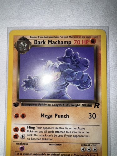 Dark Machamp 27/82 Team Rocket-1st Edition Regular | eBay