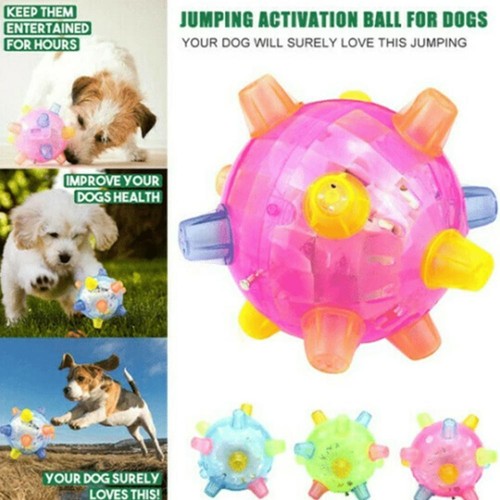 Pet Toys Jumping Activation Ball LED Jump Dance Balls Toys gif For Dog ...