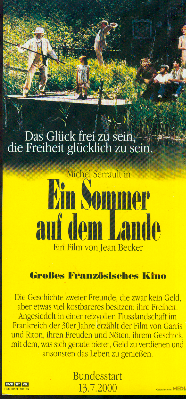 Film Flyer Die Brücke Von Ambreville/Ein Sommer Auf Dem Lande (02 ...
