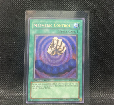 Mesmeric Control #SOI-ENSE4 LIMITED EDITION Medium Play Yu-Gi-Oh ...