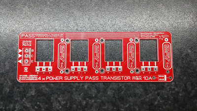 External PASS Transistor 10A Power Supply Board-PCB (4x-TIP3055) | eBay