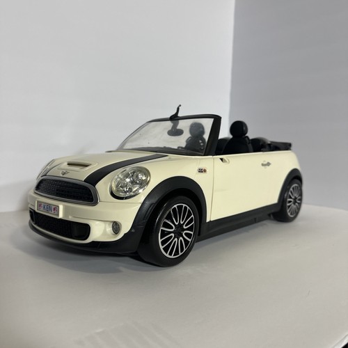 2012 Mattel Ken Barbie Doll MY COOL MINI White Mini Cooper Cabrio Car ...