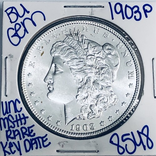 1903 P MORGAN SILVER DOLLAR AUTHENTIC HI GRADE U.S. MINT COIN RARE KEY ...