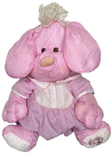 Puffalump Puppy Dog Fisher Price 1986 8003 Pink Romper Plush Vintage ...