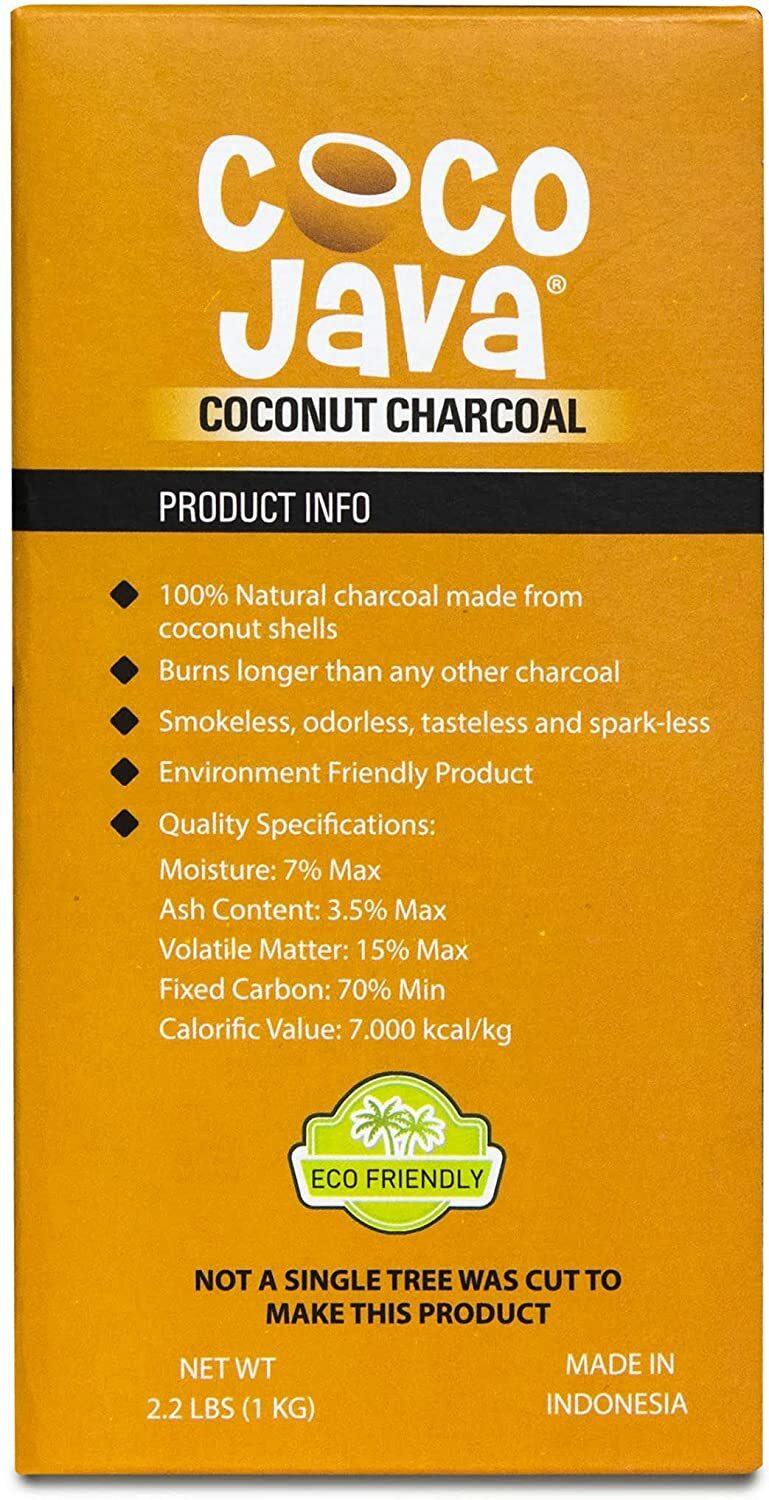 12 PACK Coco Java Natural Coconut Hookah Charcoal Lounge 1296PCS / 12 ...
