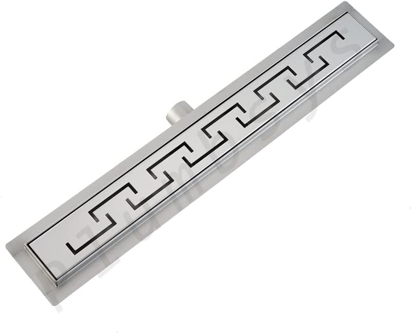 LINEAR SHOWER DRAIN STAINLESS STEEL WETROOM BATHROOM CHANNEL GULLY TRAP ...