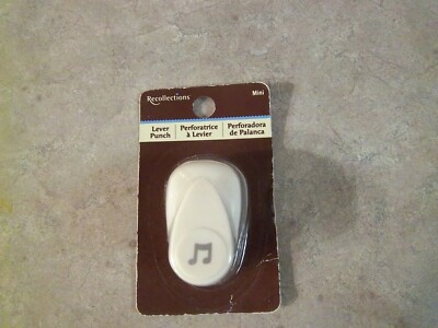 New - Sealed - Recollections Mini Lever Punch - Musical Note | eBay
