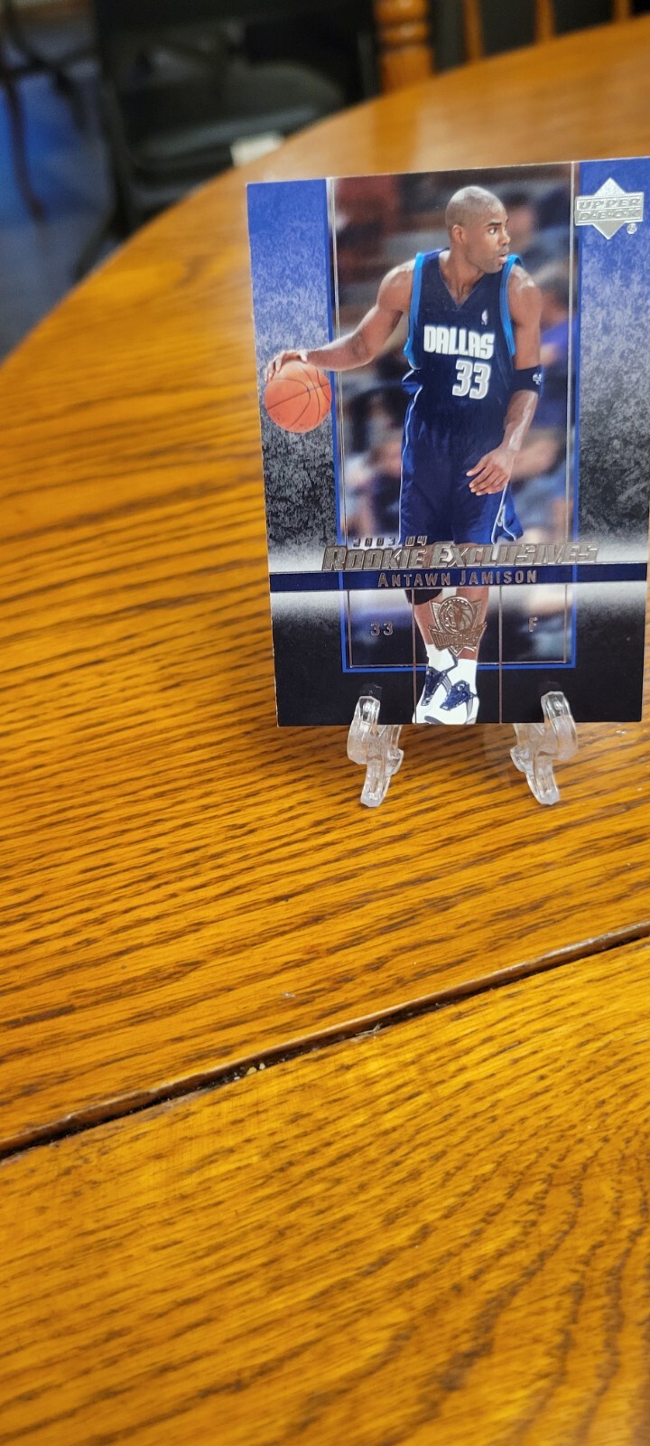 2003 Upper Deck Rookie Exclusives #45 Antawn Jamison Dallas Mavericks ...