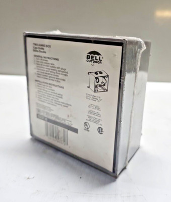 BELL 5337-0 Weatherproof Box,2 Gang,5 Inlet, Alum | NEW | eBay