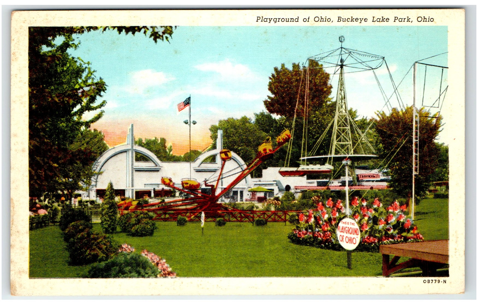Buckeye Lake, OH Postcard- PLAYGROUND OF OHIO BUCKEYE LAKE PARK | eBay