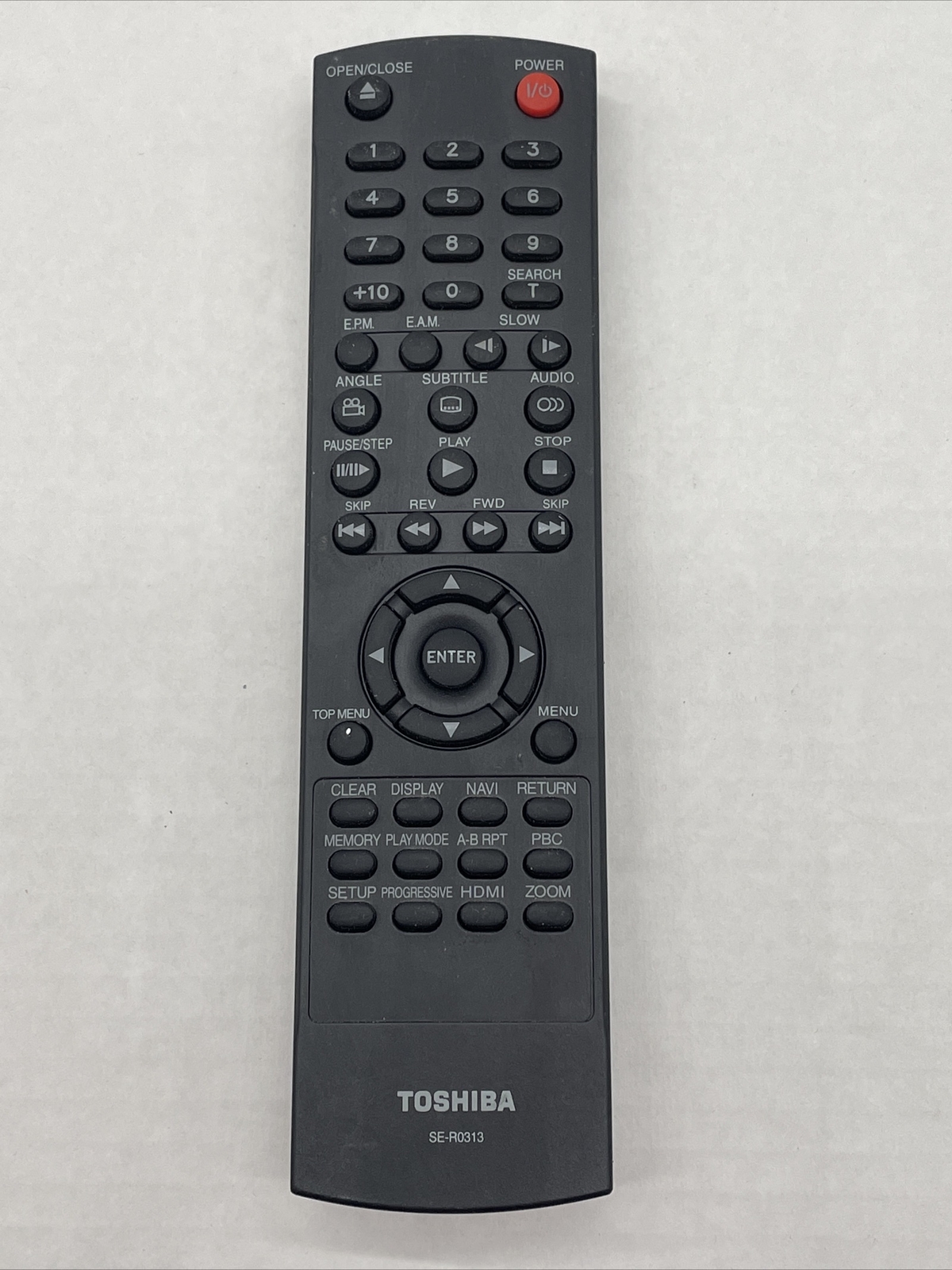 Toshiba DVD Remote Control Se-r0313 Sd4200 Sd6100 Sd6100ku for sale ...