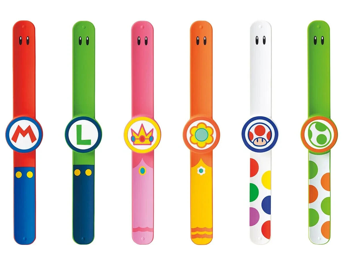 Nintendo Mario Power Up Band Complete 6 set USJ Universal Nintendo Mario Power Up Band Complete 6 set USJ Universal