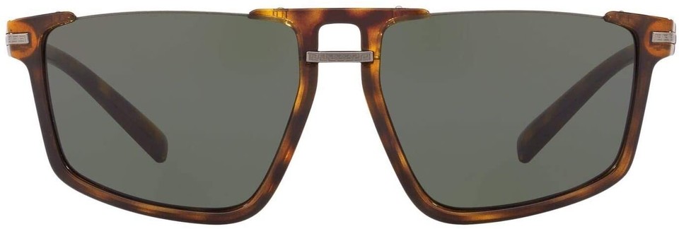 Versace Sunglasses VE4363 10871 60mm Havana / Dark Green [60-15-145] | eBay