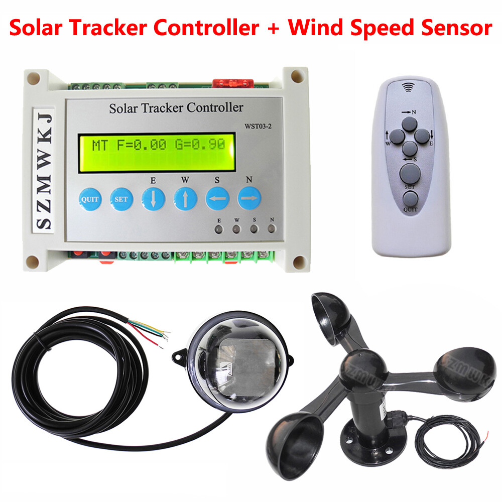 Solar Panel Tracking Single/Dual Axis Electronic LCD Solar Tracker ...